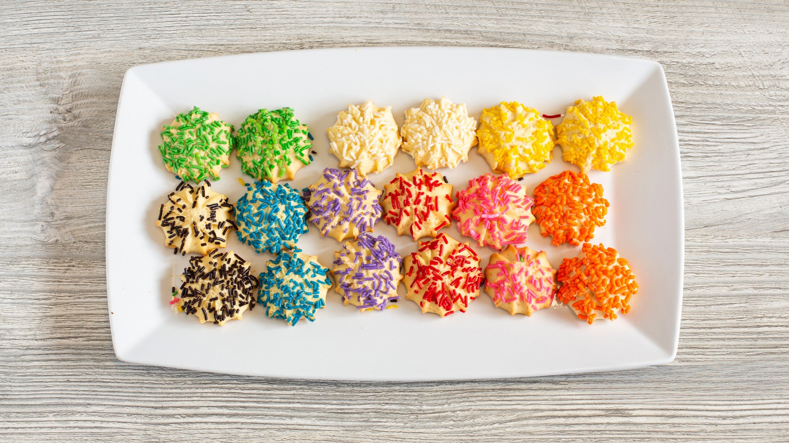 8 Oz. Assorted Sprinkle Butter Cookies – Palermo Bakery